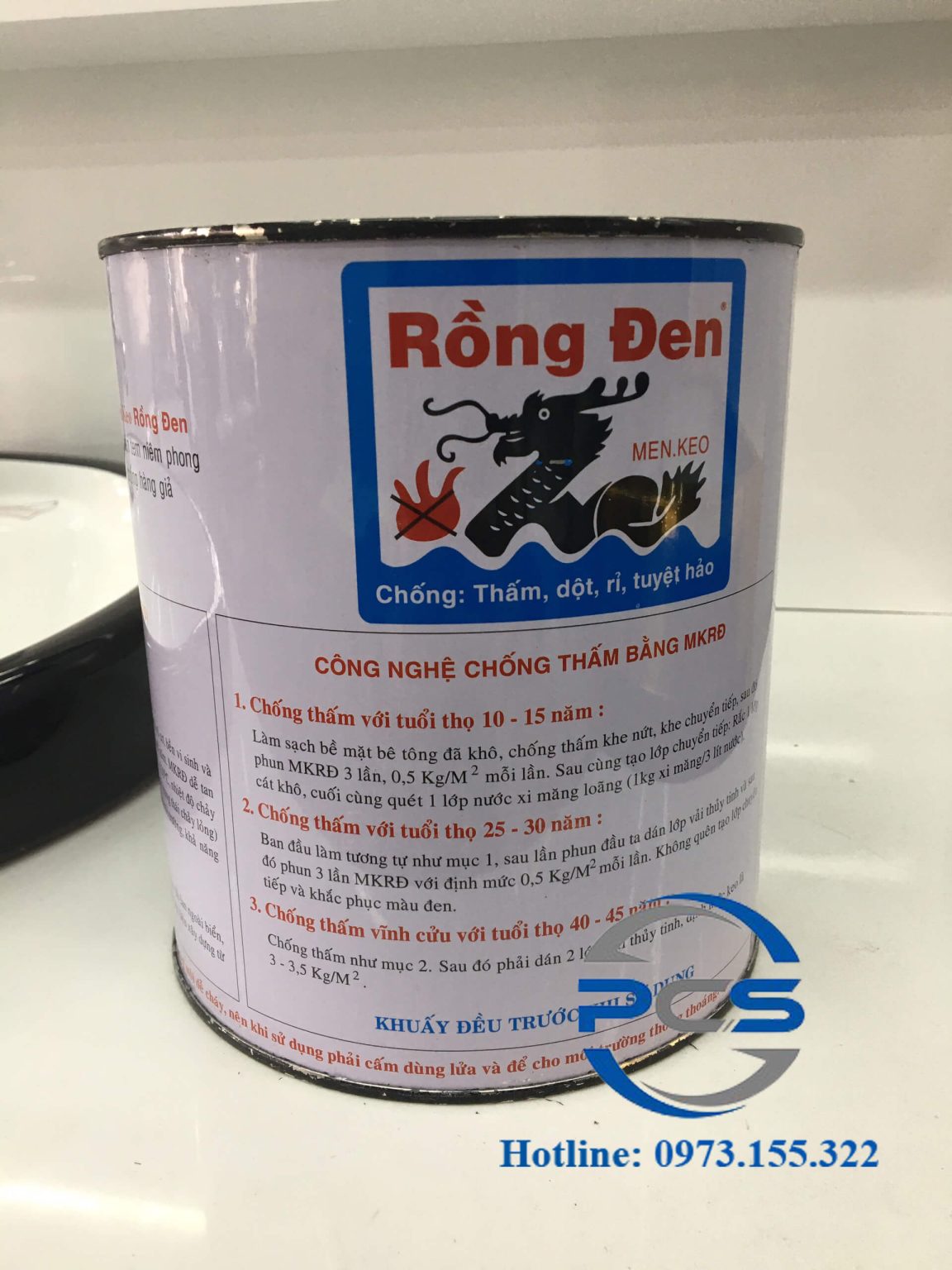 Sơn chống thấm rồng đen cam kết chính hãng giá rẻ nhất 2023